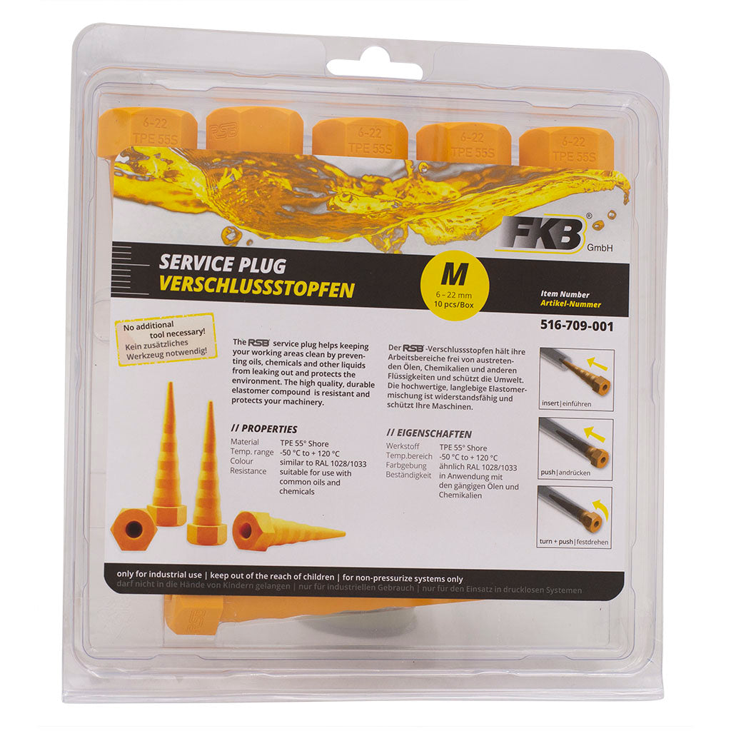 Hydraulic Service Plugs Size Medium Set – Alabama Industrial Products